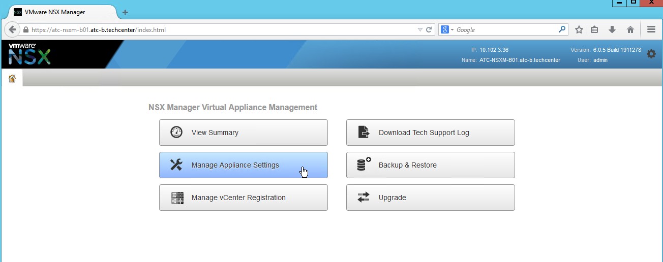 0019_NSX_Manager_install - Agility