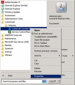 Alterando linguagem do Commcell Console do Simpana 9 - Agility