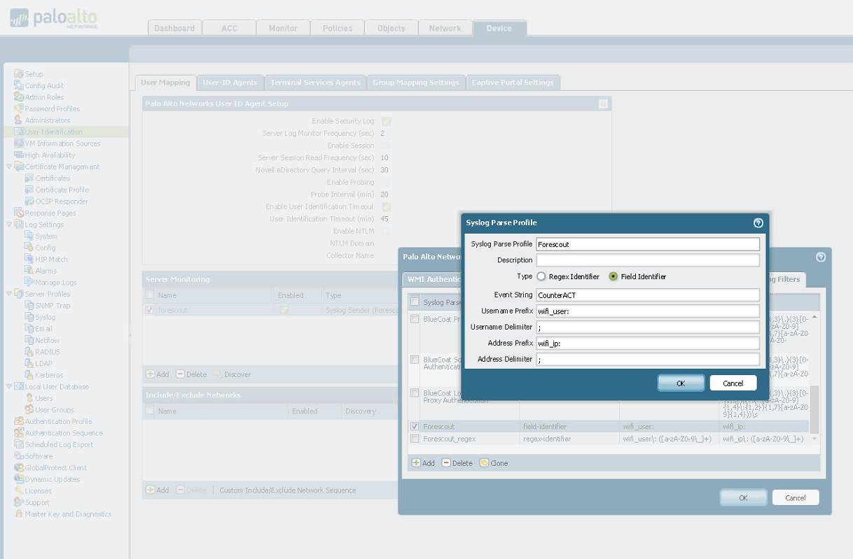 Integração Palo Alto x Forescout - Agility