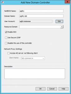 Integrando CommVault CommCell Console ao Active Directory - Agility