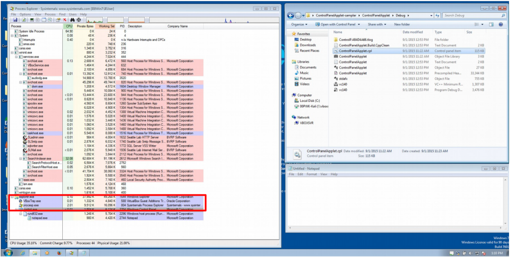 Ataques Avançados contra CPL (Control Panel Applets) - Agility