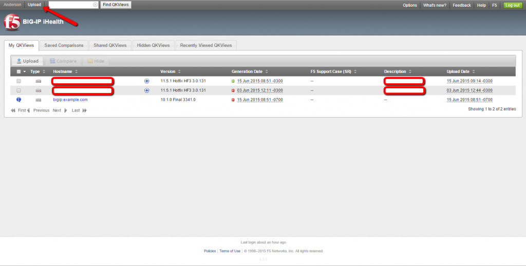 Gerando QKView e fazendo Upload para o iHealth.f5.com - Agility