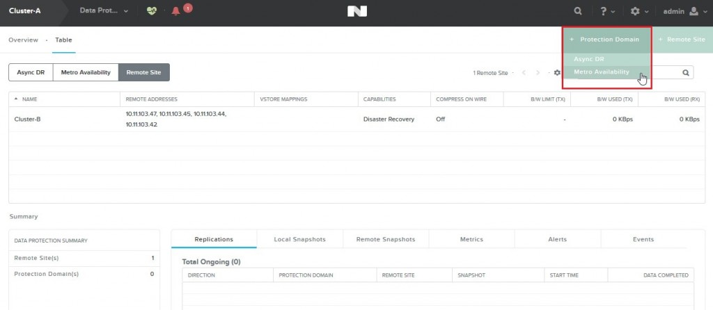 Configurando o Nutanix Metro Availability - Agility